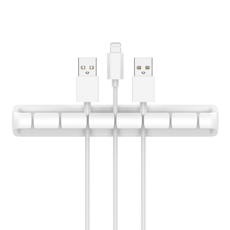 Buy USB Charge Cable Clips Self-Adhesive Desk Cord Management Organizer ...