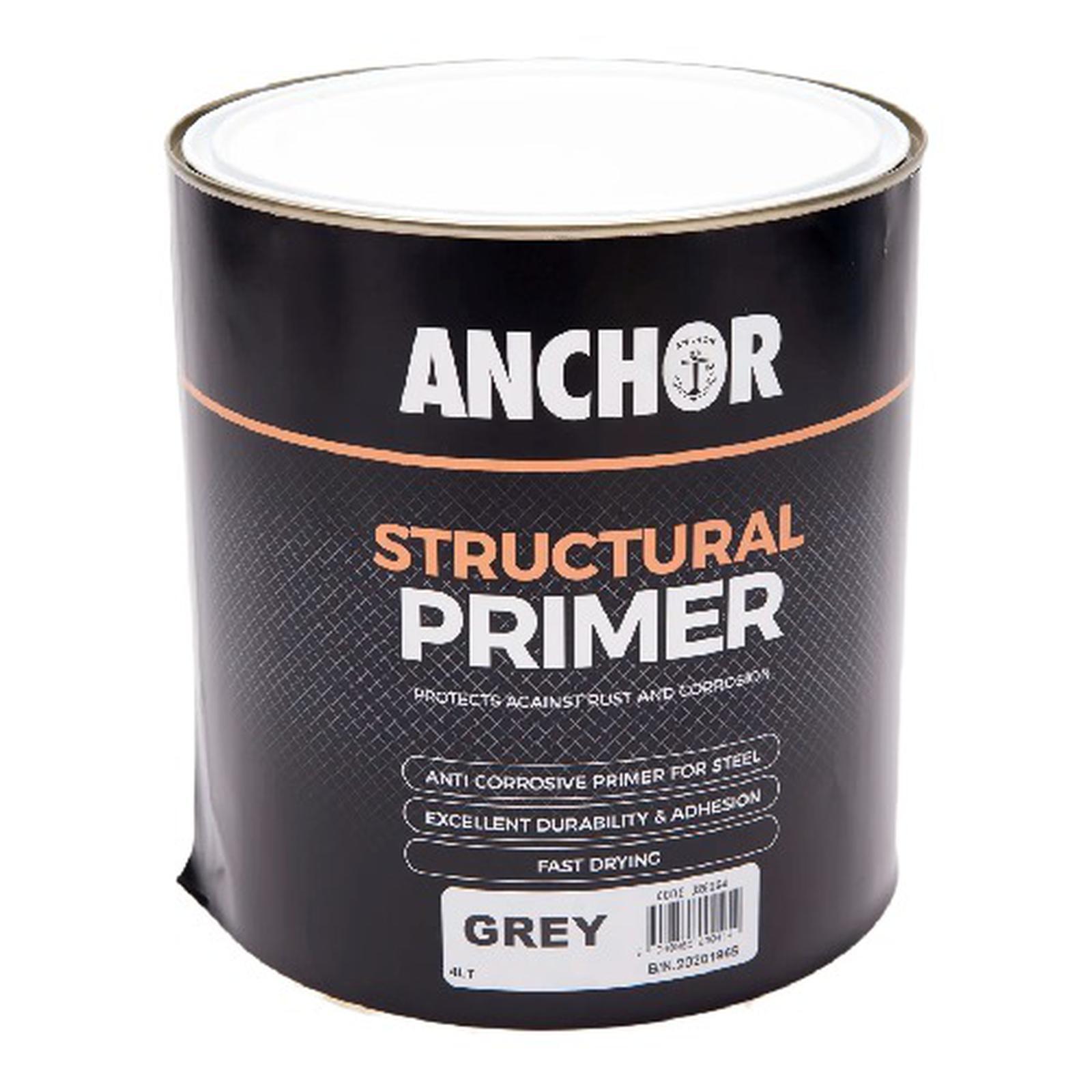 Buy Anchor 4L Structural Primer Paint - Grey - MyDeal Australia