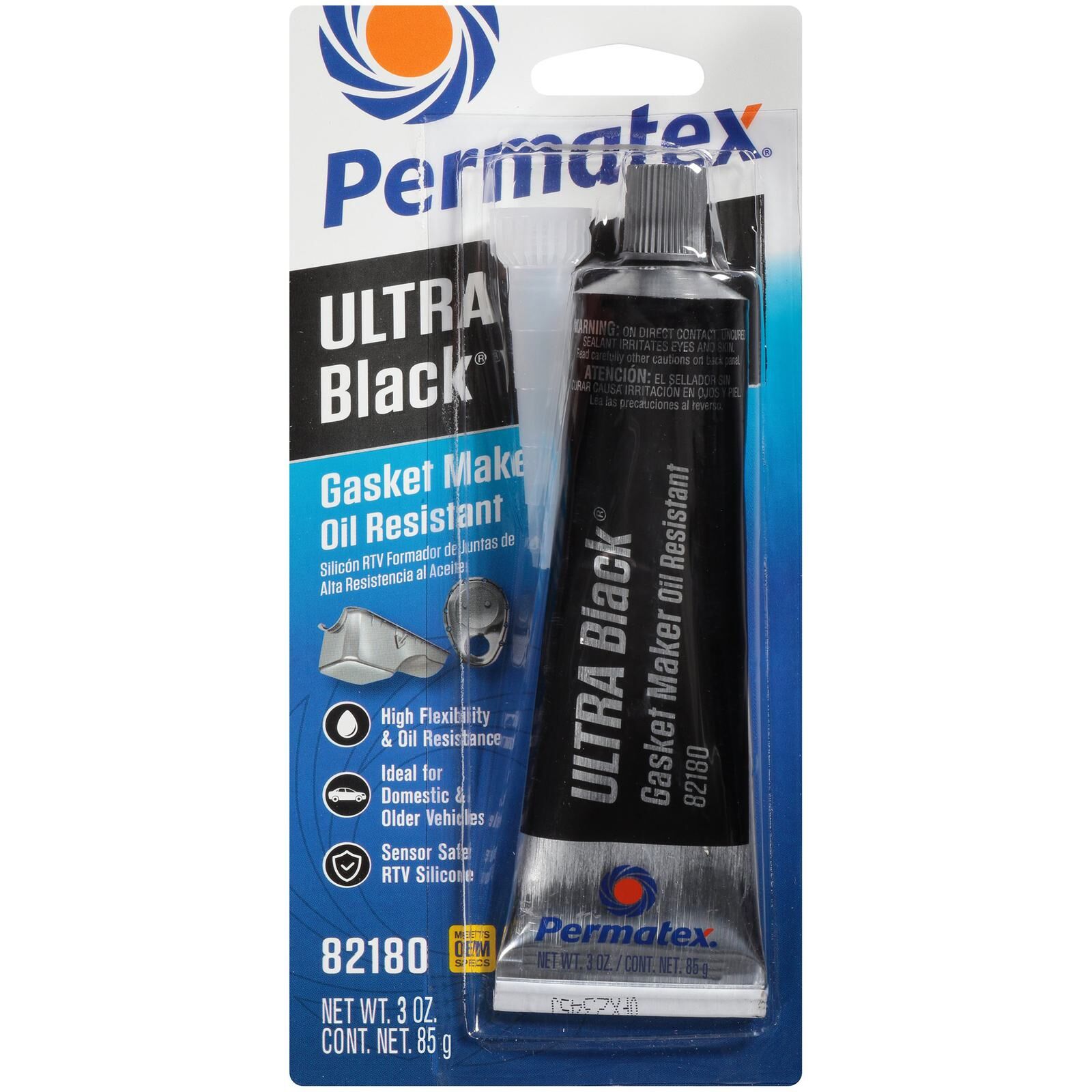 Buy Permatex 95g Ultra Black Max Oil Resistance Gasket Maker - 82180 ...