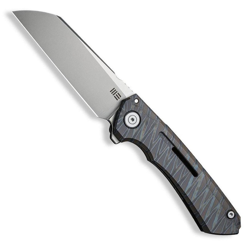 Buy WE Knife Mini Buster Frame Lock Folding Knife - Black / Silver - MyDeal