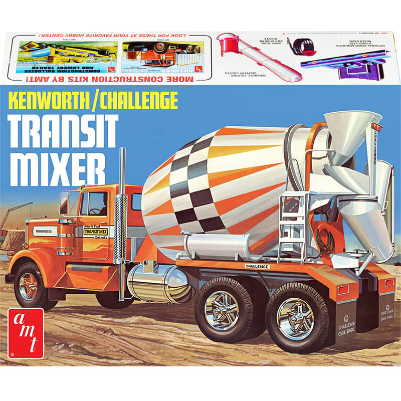 Buy AMT 1/25 Kenworth/Challenge Transit Mixer Kit - MyDeal Australia
