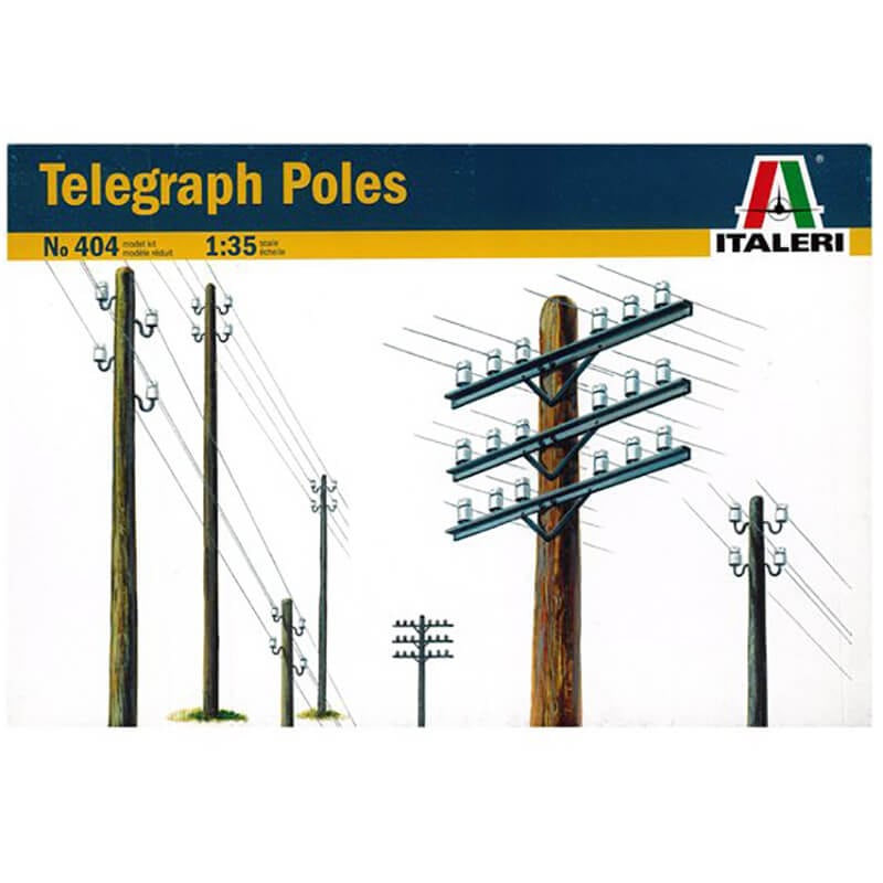 Buy Italeri 1/35 Telegraph Poles Kit - MyDeal Australia