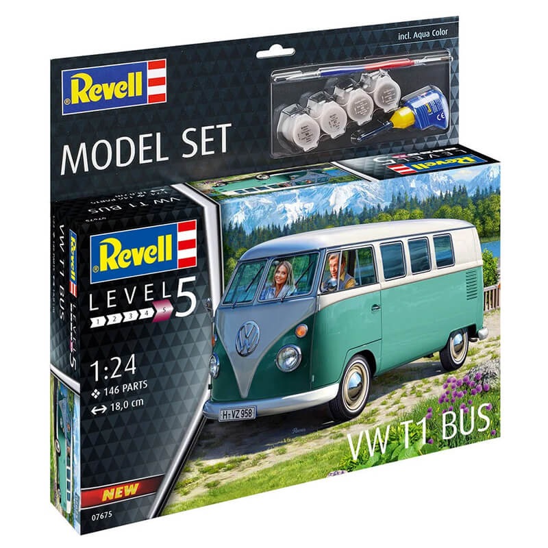 Buy Revell 1/24 VW T1 Bus Model Set Kit - MyDeal
