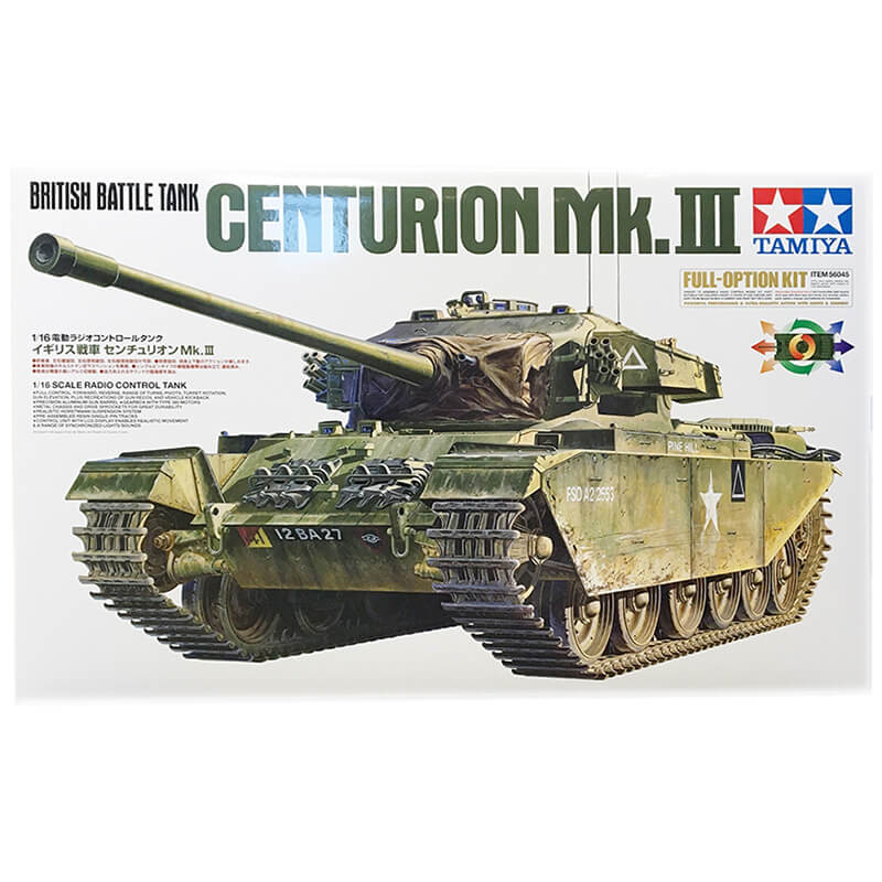 Buy Tamiya 1/16 British Battle Tank Centurion Mk.III (w/Full-Option Kit) RC Kit - MyDeal Australia