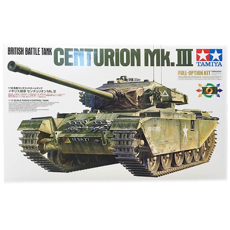 Buy Tamiya 1/16 British Battle Tank Centurion Mk.III (w/Full-Option Kit) RC Kit - MyDeal