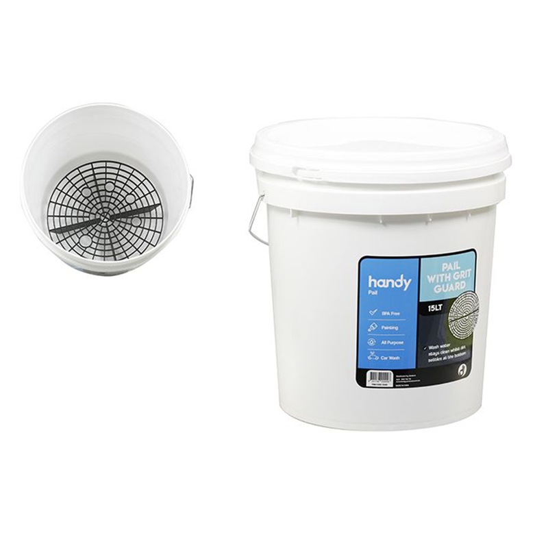 Buy 10 x 15L Handy Pail with Grit Guard Plastic Storage Car Wash ...