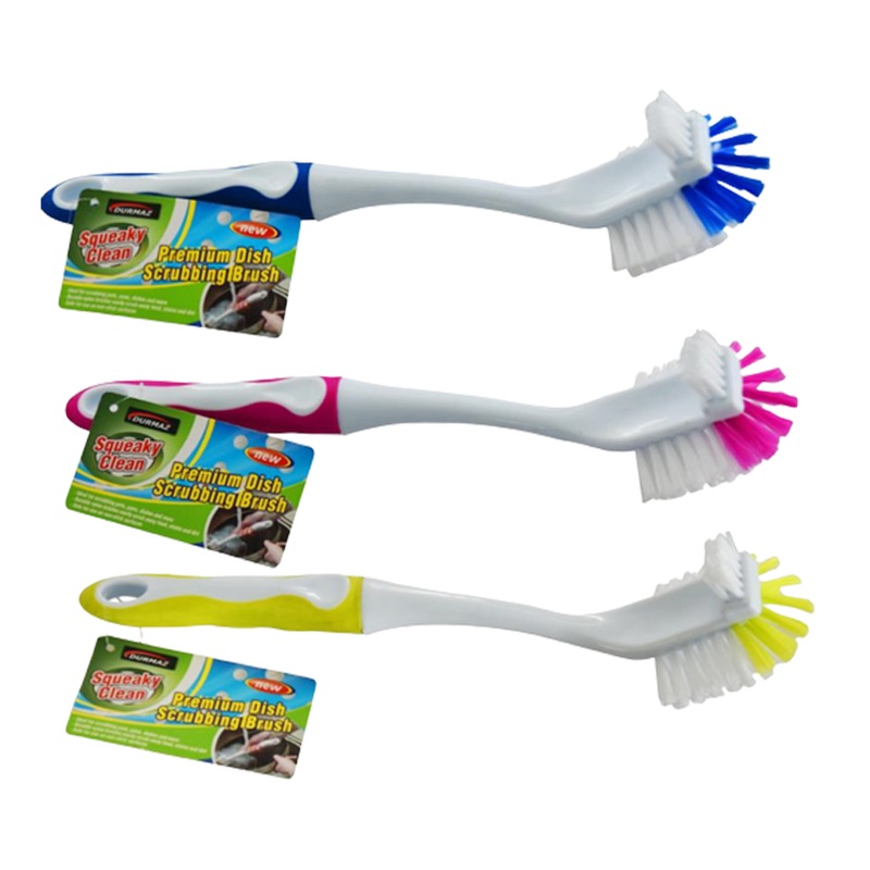 Buy 3 x Dish Scrubbing Brush Long Handle Kitchen Pot Scrubber Washing ...