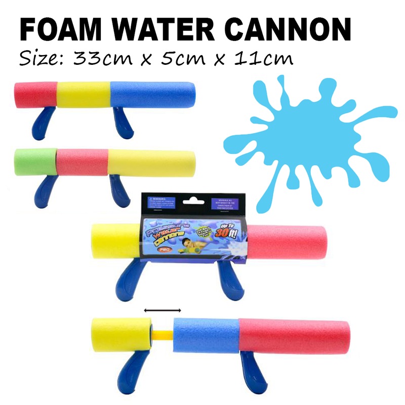 Buy 3 x Foam Water Cannon Pool Toy Party Kids Shooter Blaster Pump Gun ...