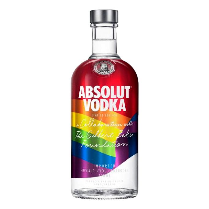 Buy Absolut Vodka Rainbow Limited Edition (New) 700mL @ 40% abv ...