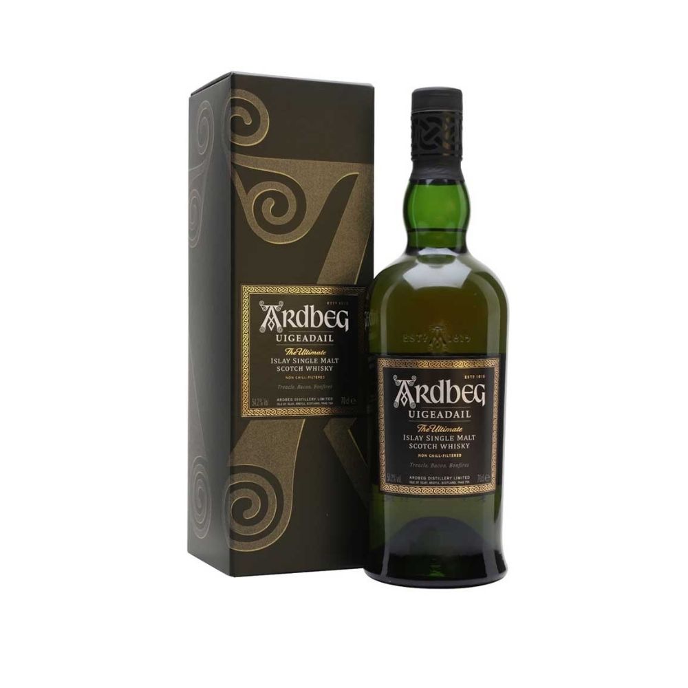 Buy Ardbeg Uigeadail Cask Strength Single Malt Scotch Whisky 700ml @ 54.2% abv - MyDeal Australia