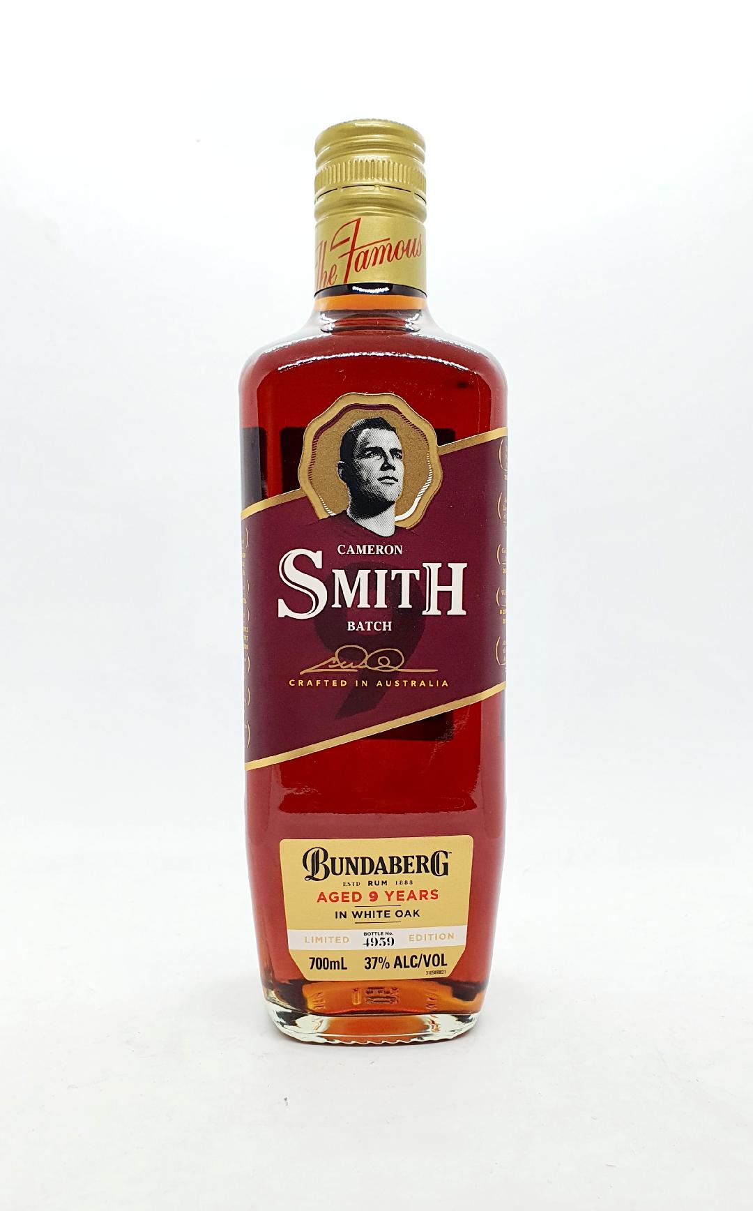 Buy Bundaberg Cameron Smith 9YO Batch Rum 700mL - MyDeal Australia