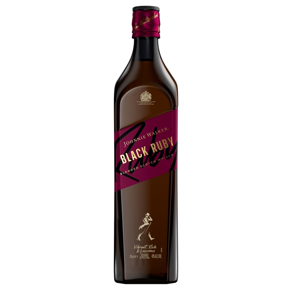 Buy Johnnie Walker Black Ruby Blended Scotch Whisky 700mL - MyDeal ...