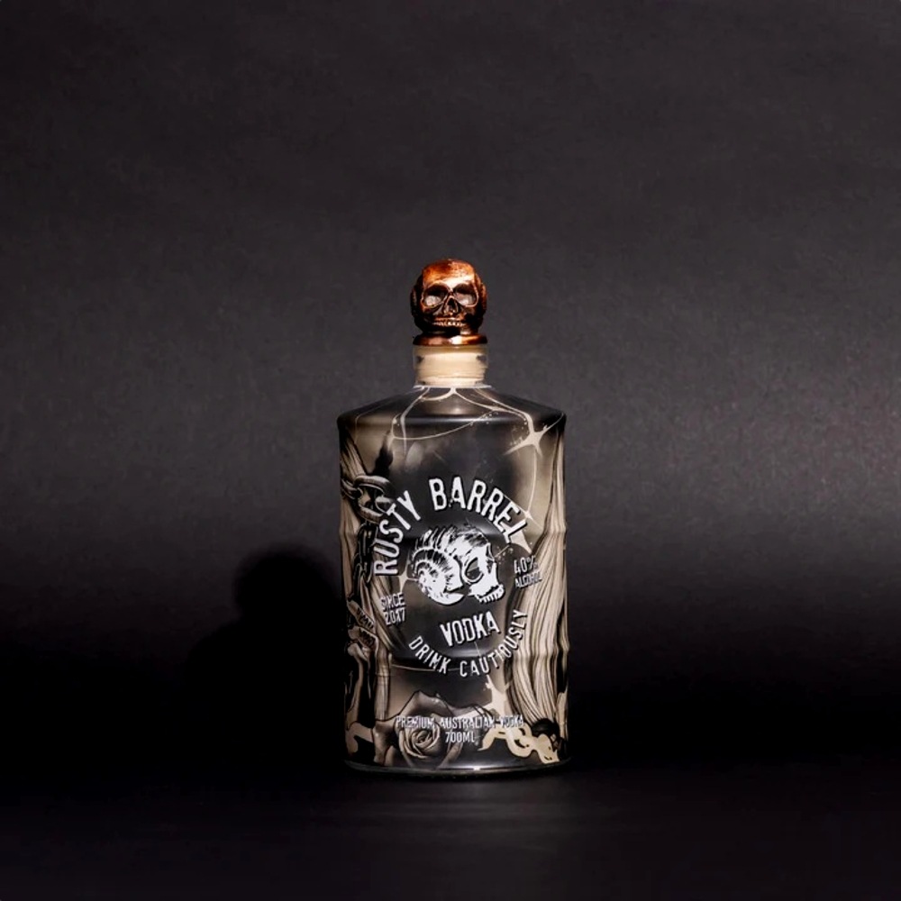 Buy Rusty Barrel x Deadmind Tattoos Vodka 700mL - MyDeal Australia