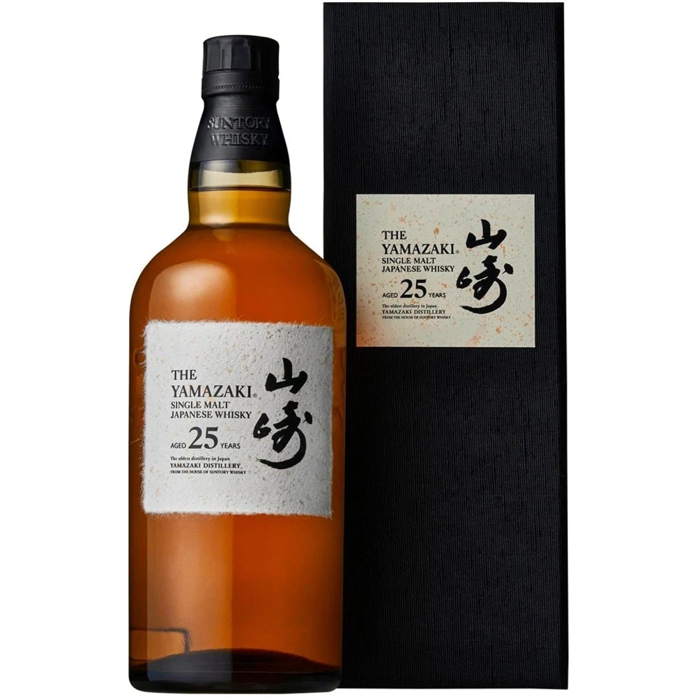 Buy Yamazaki 25 Year Old Single Malt Suntory Japanese Whisky 700mL - MyDeal Australia