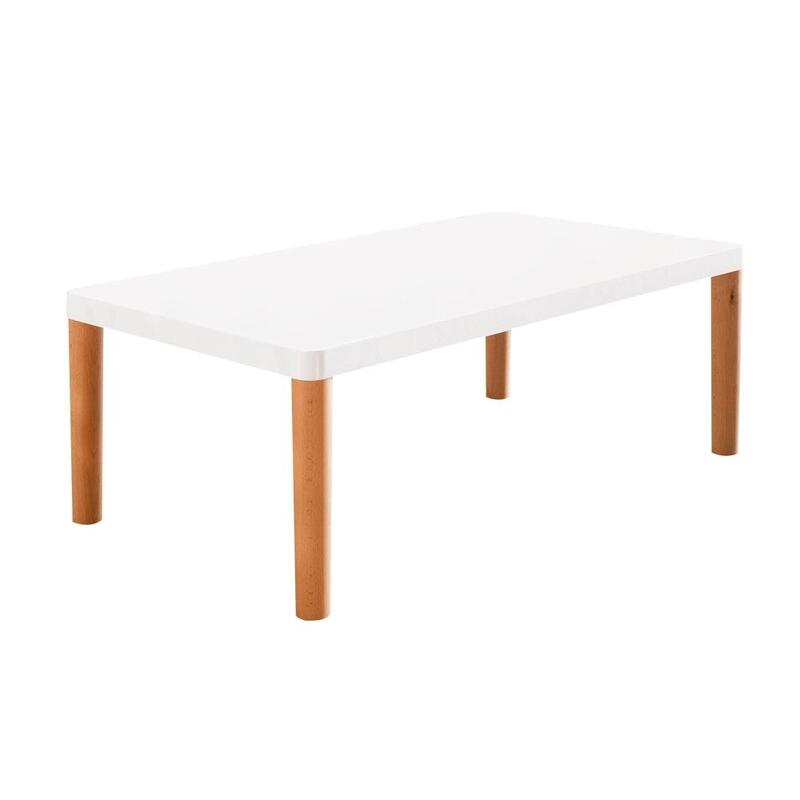 Buy Arina Rectangular Coffee Table 120cm - White - MyDeal Australia