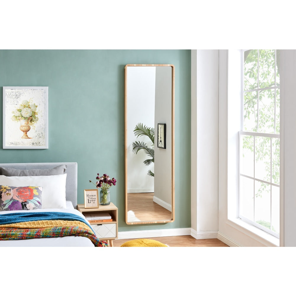 Buy Axel Floor Mirror - Ash White - MyDeal Australia