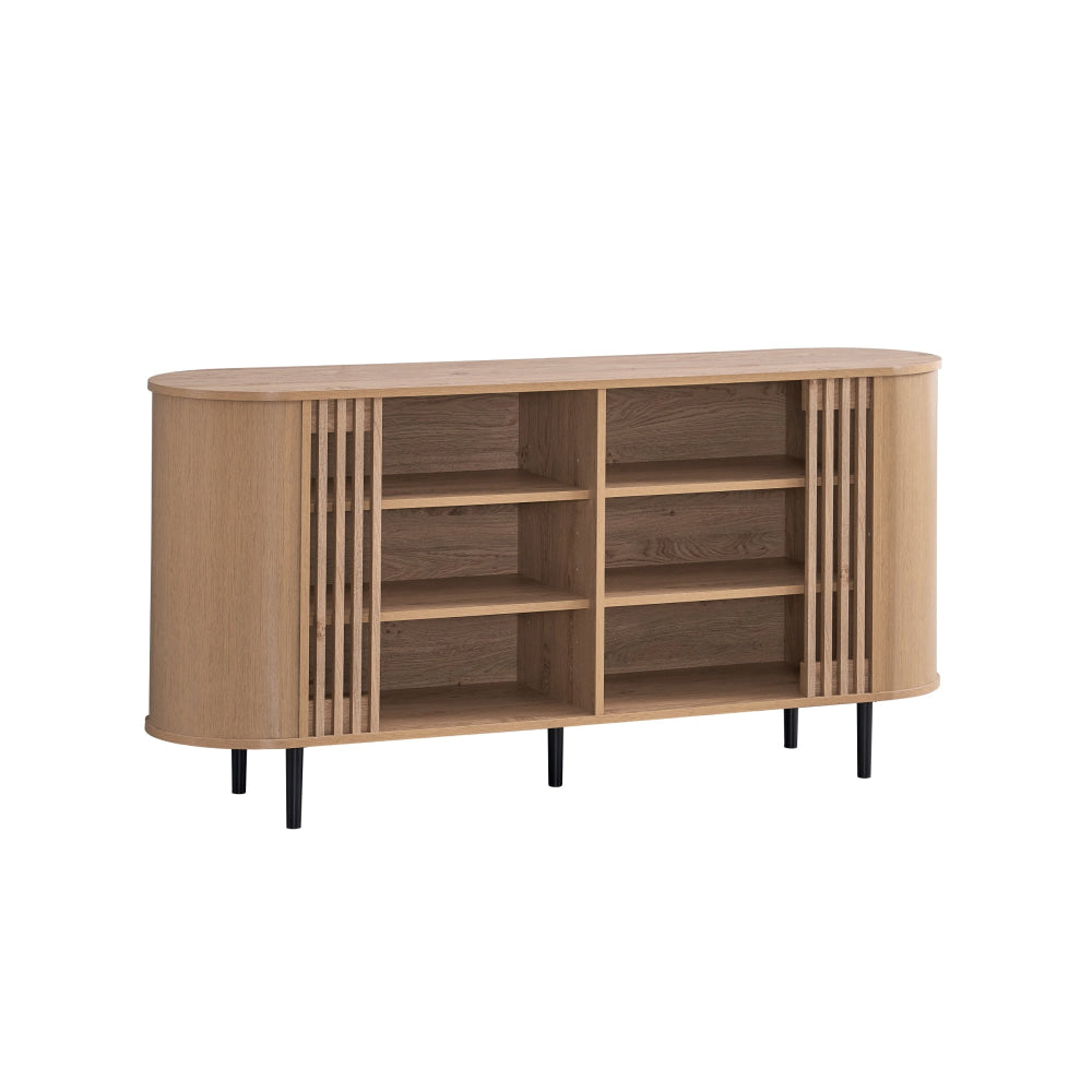 Buy Design Square Kassy Sideboard Buffet Unit Storage W/ 2x3 Shelves ...