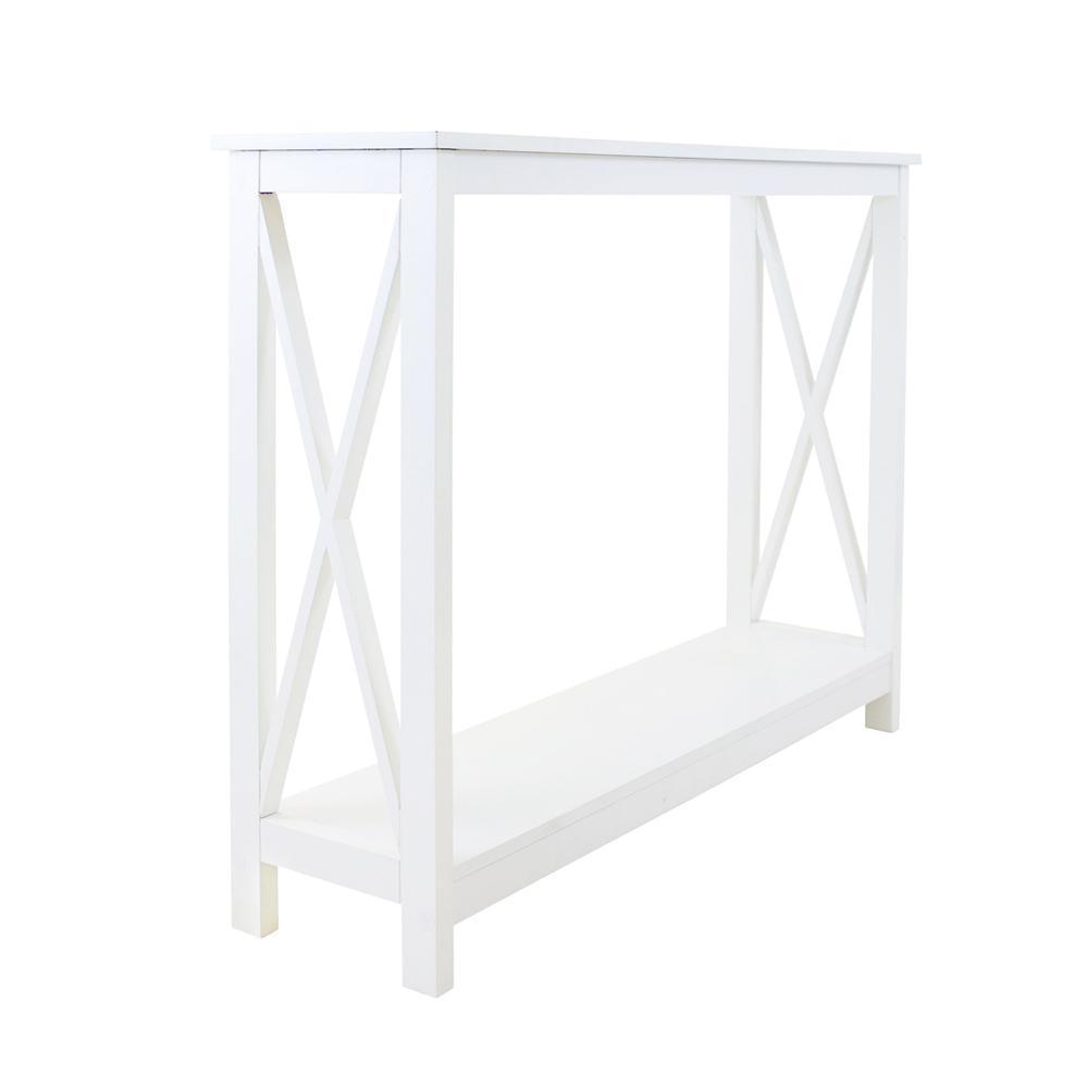 Buy Hailey Hallway Console Hall Display Table 100cm - White - MyDeal ...