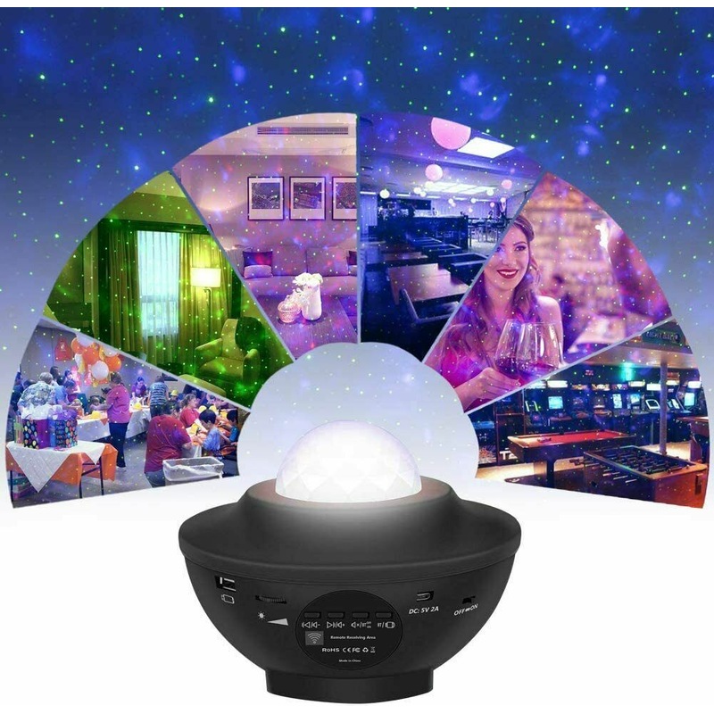 Buy LED Galaxy Starry Night Light Projector Ocean Star Sky Party Kids ...