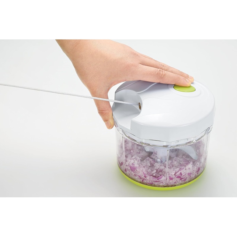 Buy Manual Food Chopper Pull Cord Pulling Vegetable Slicer Hand Blender ...