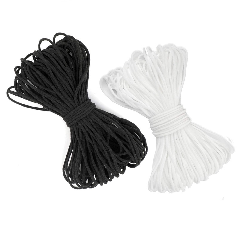 Buy Only 1 3mm DIY Round Elastic Thin Band Soft Cord Face Mask Strap ...