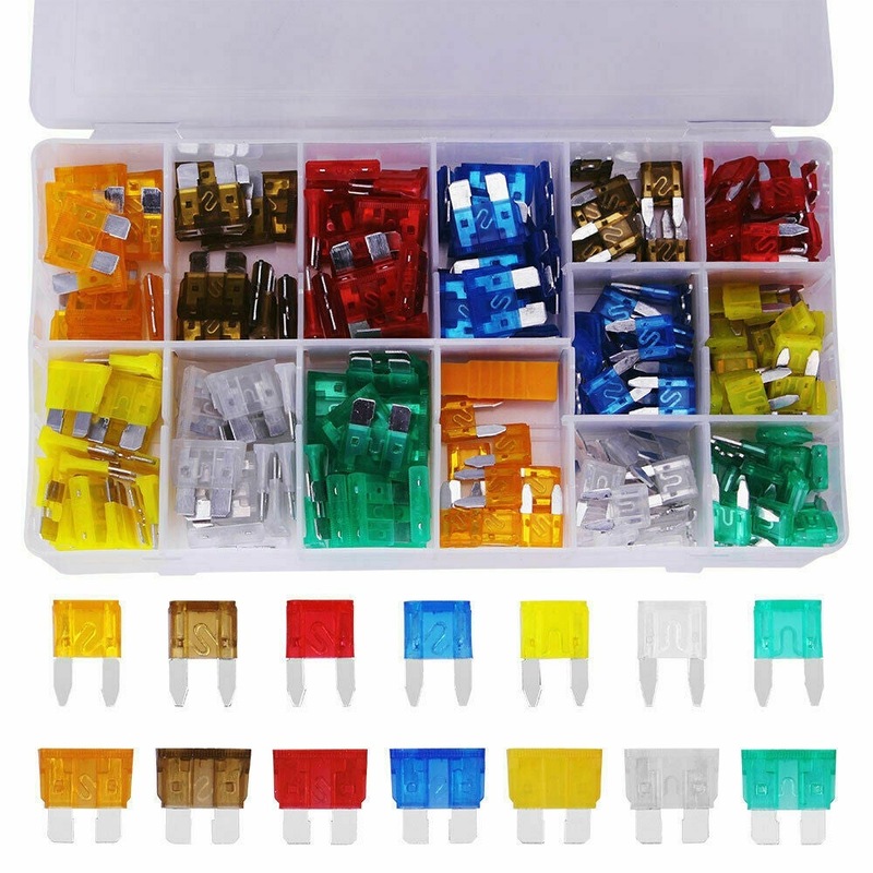 Buy Ozoffer 220pcs Assorted Mini Fuse Blade Fuses Set Auto Car Truck ...