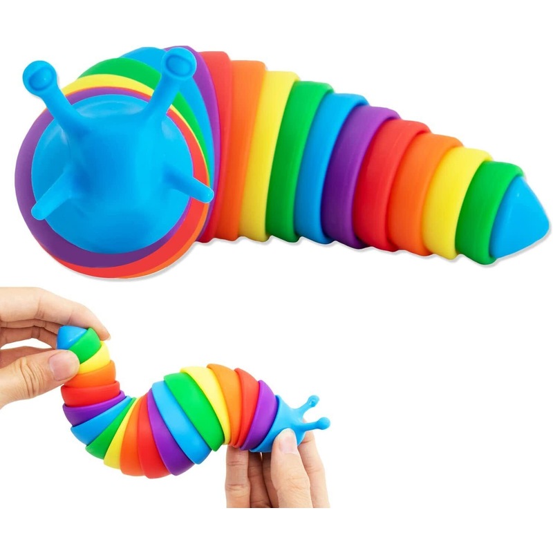 Buy Ozoffer 2X Stretch Caterpillar Sensory Stress Relief Flexible Hand ...