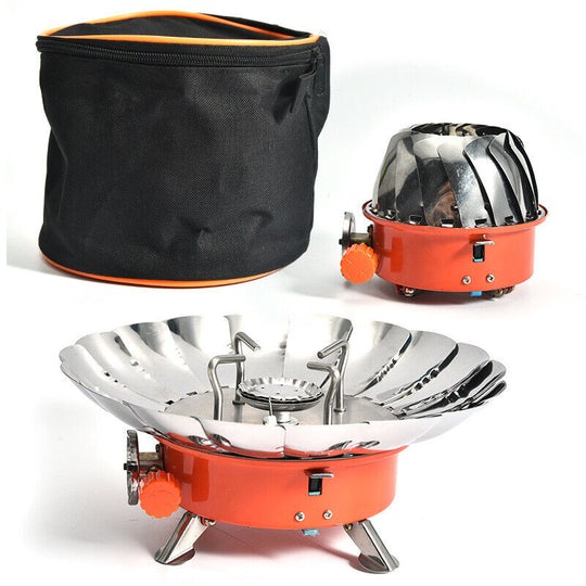 Buy Ozoffer Mini Folding Camping Stove Portable Burner Butane Gas ...