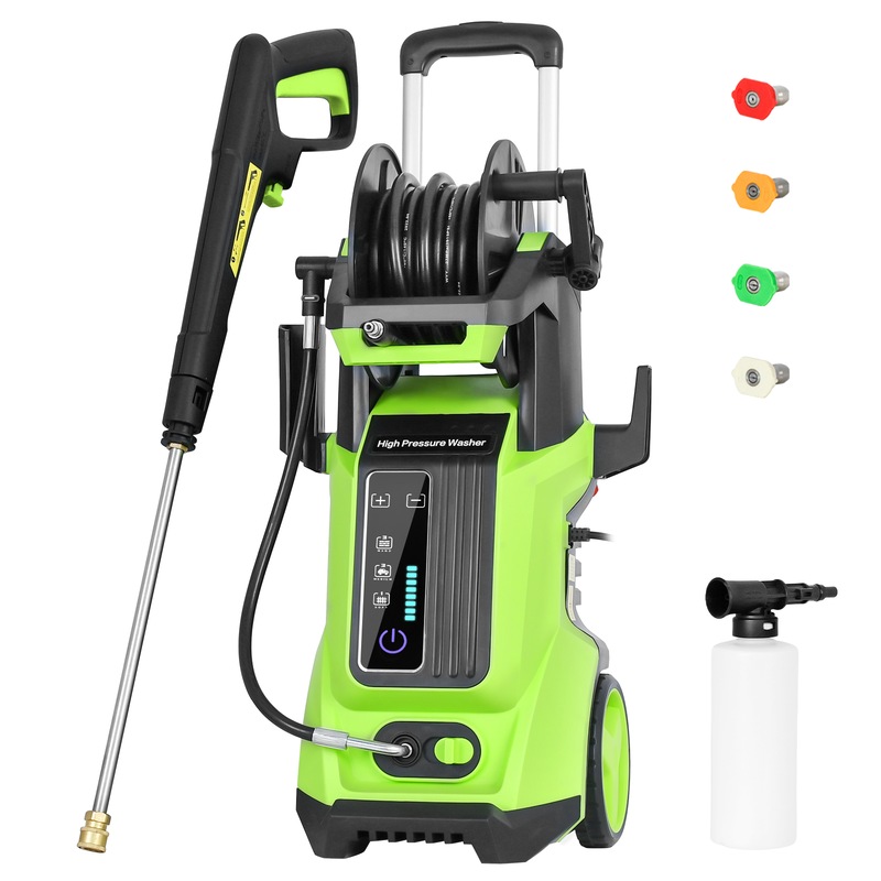 Buy Advwin 3900PSI High Pressure Washer Cleaner, LCD 3 Modes Touch ...