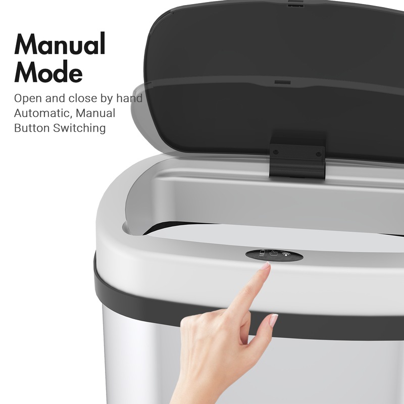 Buy Advwin 50L Motion Sensor Bin Automatic Rubbish Bins Smart Kitchen ...