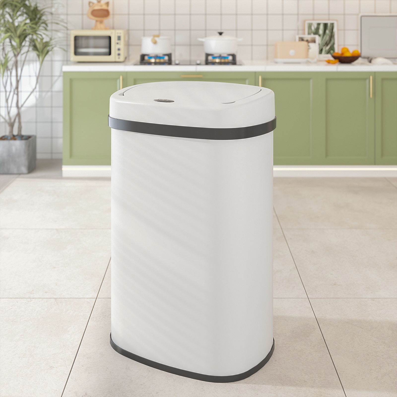 Buy Advwin 50L Motion Sensor Bin Smart Kitchen Waste Trash Can Touch ...
