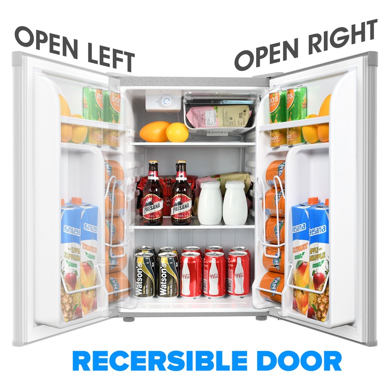 Buy ADVWIN 73L Bar Fridge, Mini Bar Fridge Portable Fridge with Freezer ...