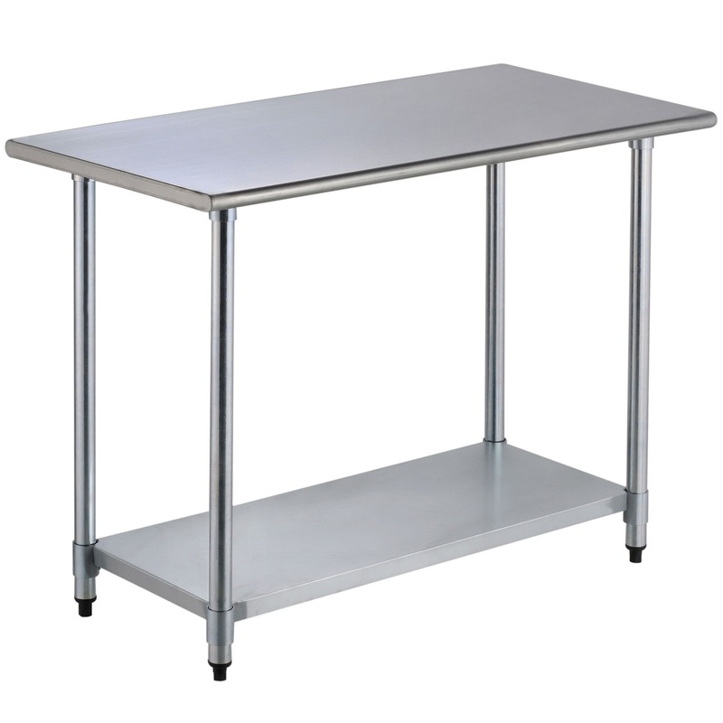 Buy Advwin Commercial Kitchen Workbench 430 Stainless Steel Kitchen ...
