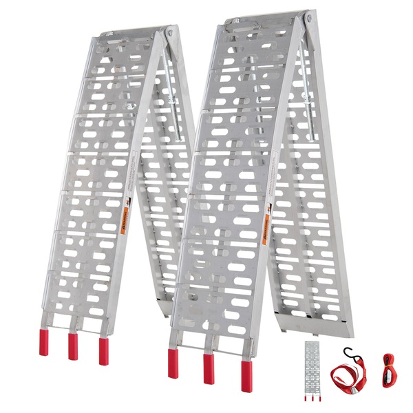 Buy Advwin 2*2.3M 1360KG Motorcycle Loading Ramp Aluminum Folding Truck ...