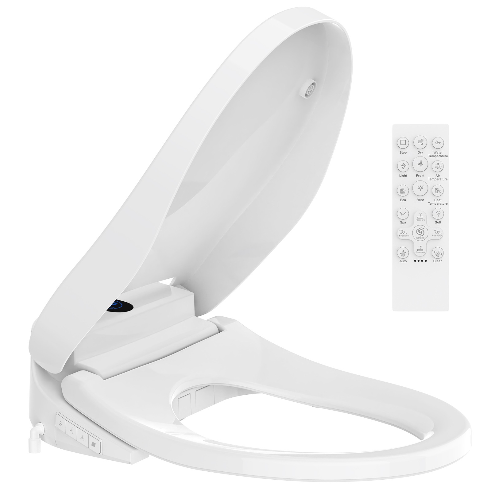 Buy Advwin Smart Toilet Seat V-shaped Electric Bidet Toilet Seat ...