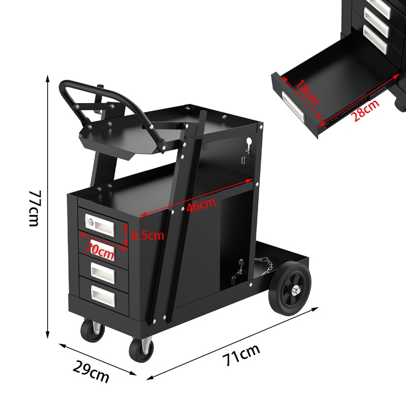 Buy Advwin Welding Trolley Cart Welder Cabinet MIG TIG ARC Plasma Cut ...