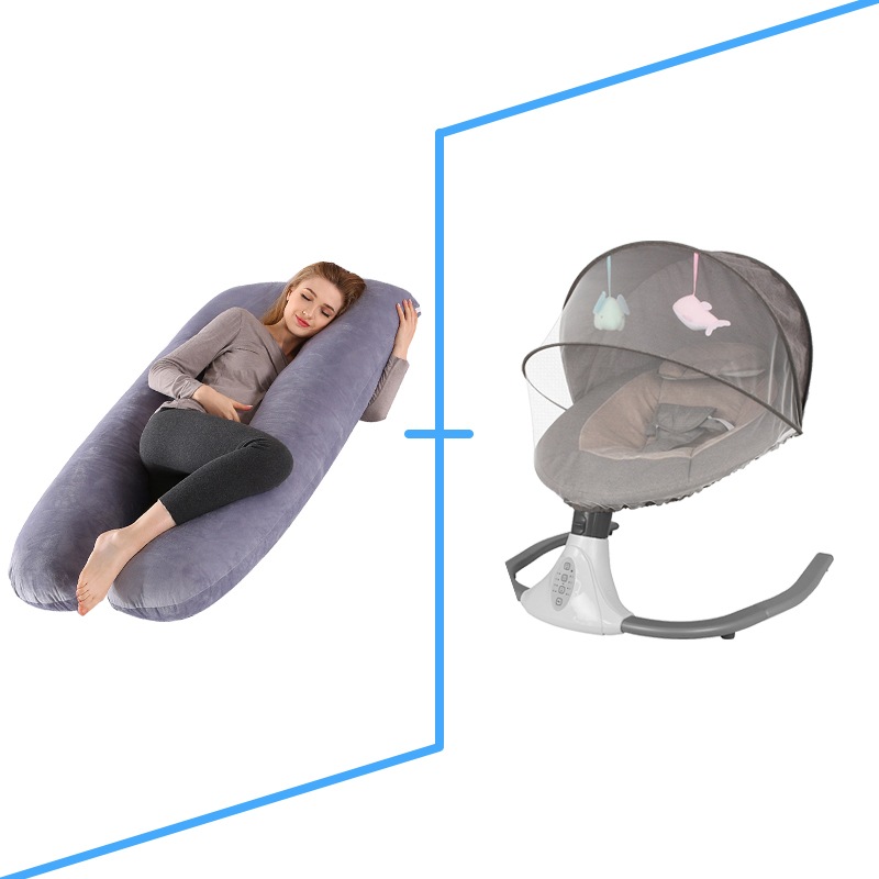 Buy Pregnancy Pillow Baby Electric Rocking Chair Set - MyDeal Australia