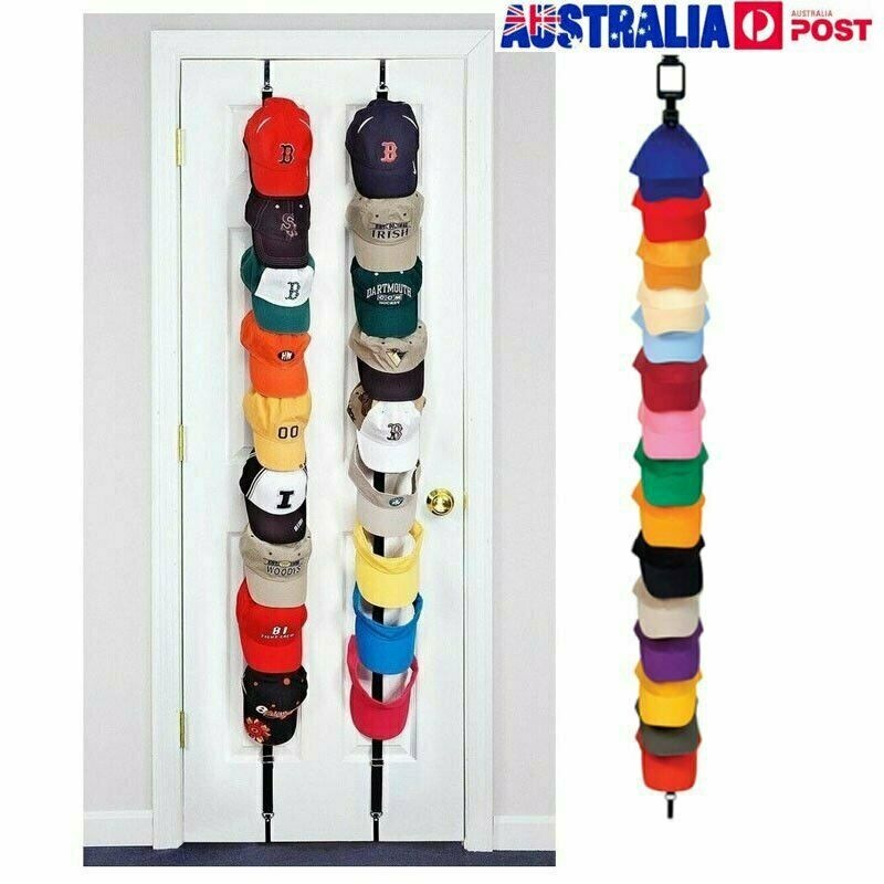 Buy 2X Baseball Cap Rack Hat Holder Closet Hanger - MyDeal