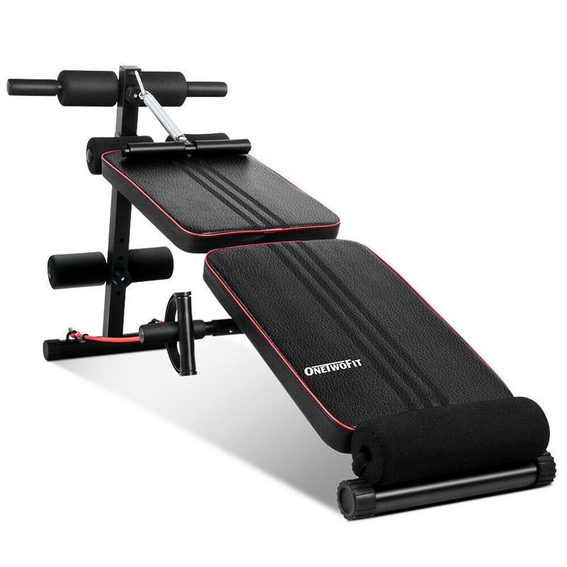 Buy Adjustable Sit Up Abdominal Bench Ab Exercise Gym - MyDeal