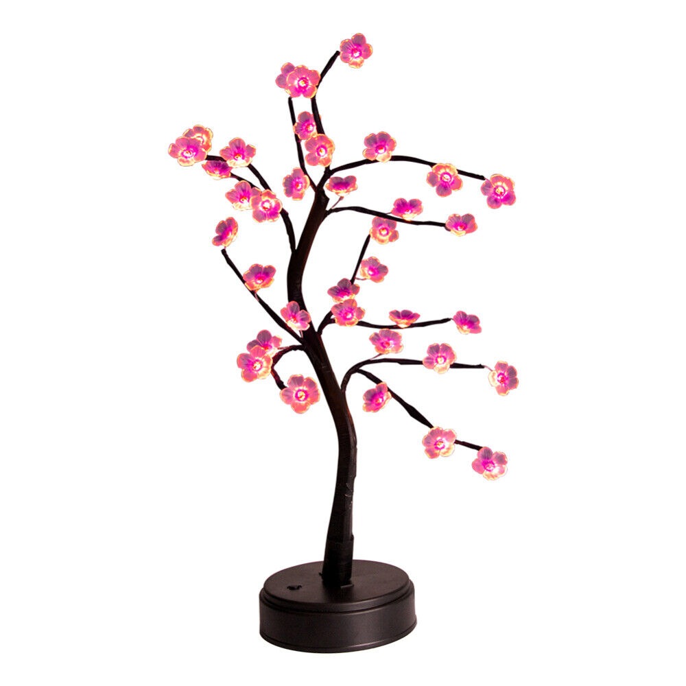 Buy LED Bonsai Tree Fairy Light Plum Blossom Desk Table Bedside Lamp ...