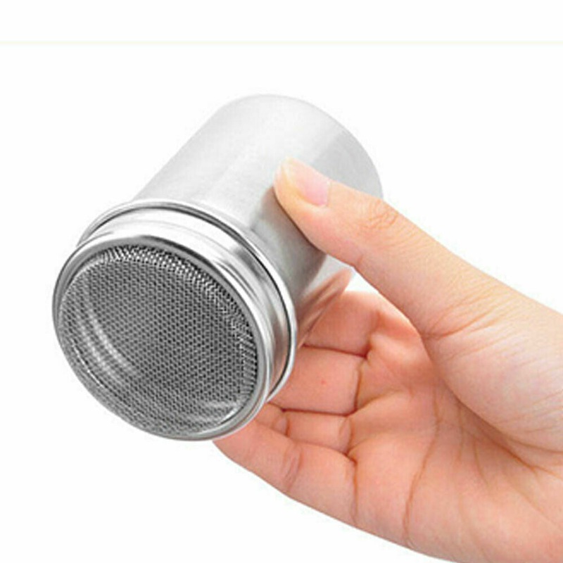 Buy Stainless Steel Icing Sugar Cocoa Coffee Shaker Flour Duster ...