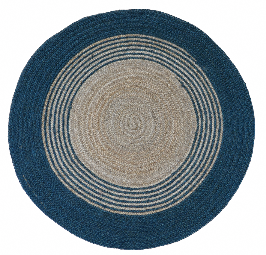 Buy 200Cm Urduja Atlantic Blue Circle Rug - MyDeal Australia