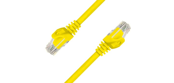 Buy 3 Metre Cat6 UTP Indoor Ethernet Cable - Yellow - MyDeal Australia