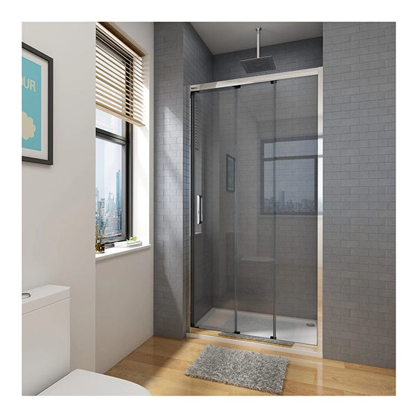 Buy 3 Panel Sliding Shower Screen Enclosure Door - MyDeal Australia