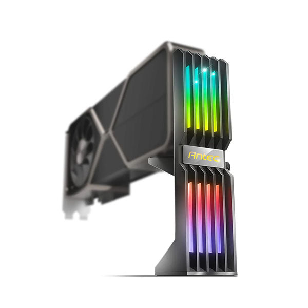Buy Antec Rgb Gpu Support Bracket Graphics Card Holder Rgb 5V 3Pin ...