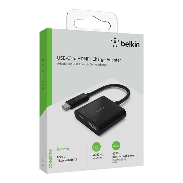 Buy Belkin USB C To HDMI Plus Charge Adapter - MyDeal Australia