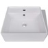 Buy Ceramic Basin Square With Overflow And Faucet Hole 41 x 41 Cm ...