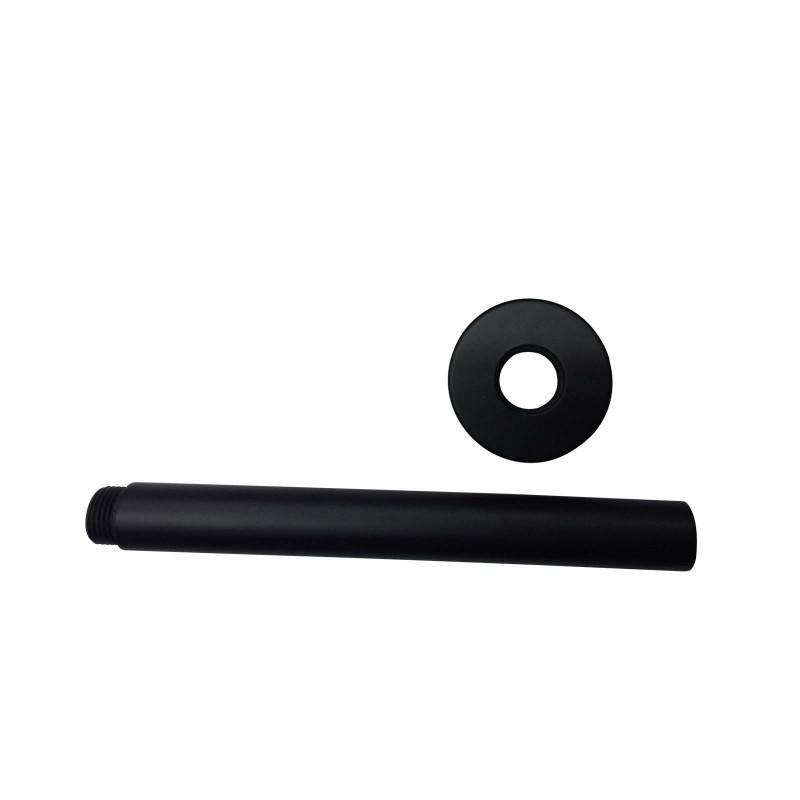 Buy Luxury Round Matte Black Ceiling Shower Arm - MyDeal Australia
