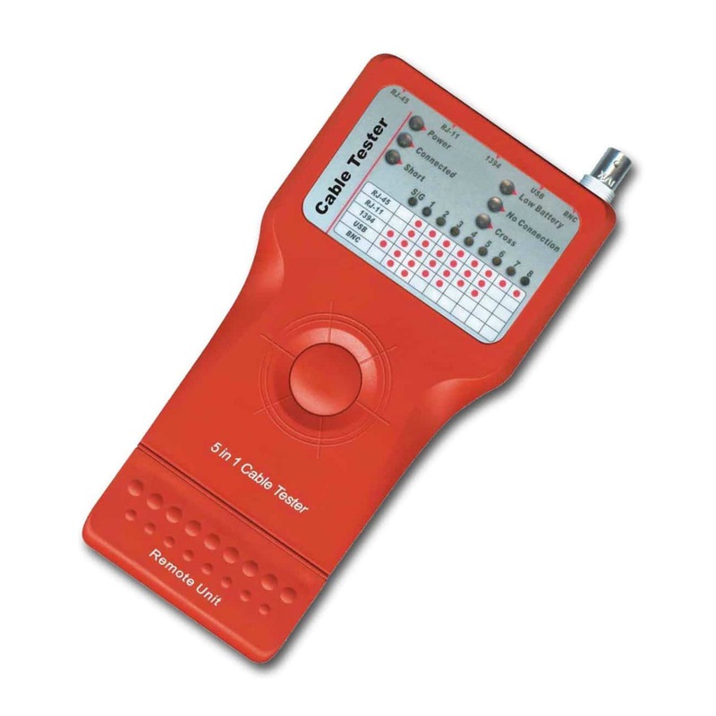 Buy Patch Cables And Installed Wiring Tester 5 In 1 - MyDeal