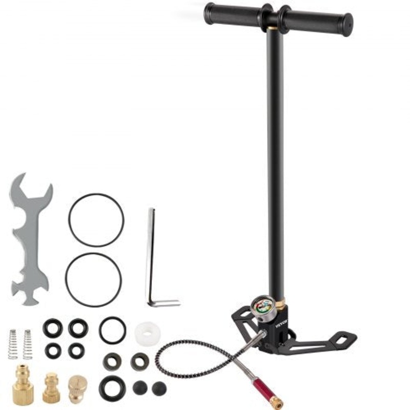 Buy PCP Air Pump, 3 Stage PCP Hand Pump, 4500psi High Pressure Air Pump ...